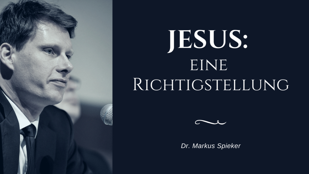 Jesus. Eine Richtigstellung - Netzwerk Bibel und Bekenntnis